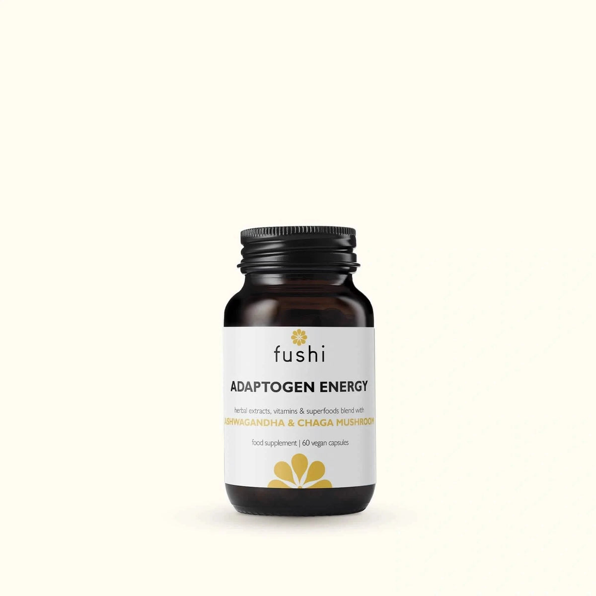 Adaptogen Energy Blend | 60 Capsules | Ashwagandha | Fushi Wellbeing
